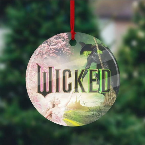 Wicked Elphaba & Glinda Ornament – Fantasy Musical Christmas Tree Gift ...