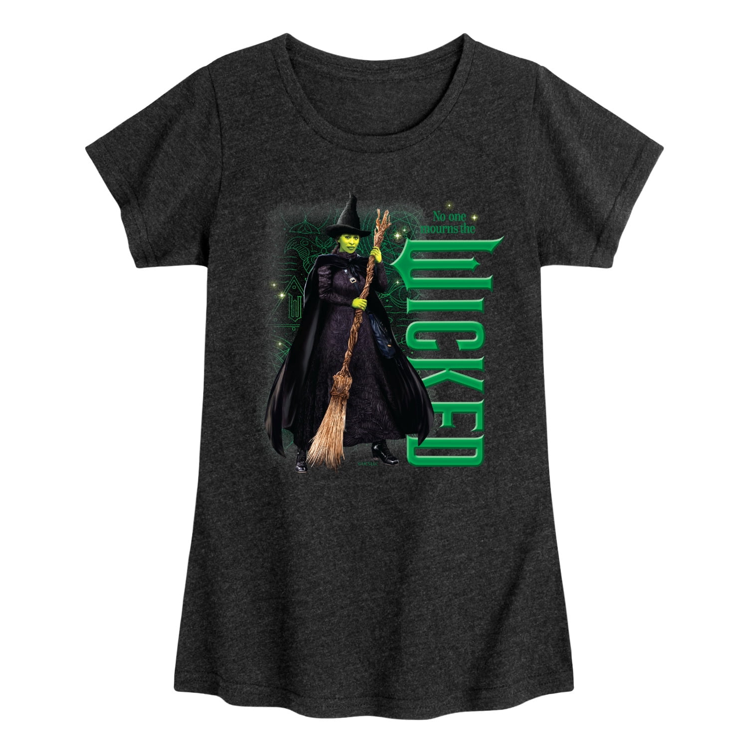 Wicked - Elphaba No One Mourns Wicked - Girls Toddler and Youth Fitted ...