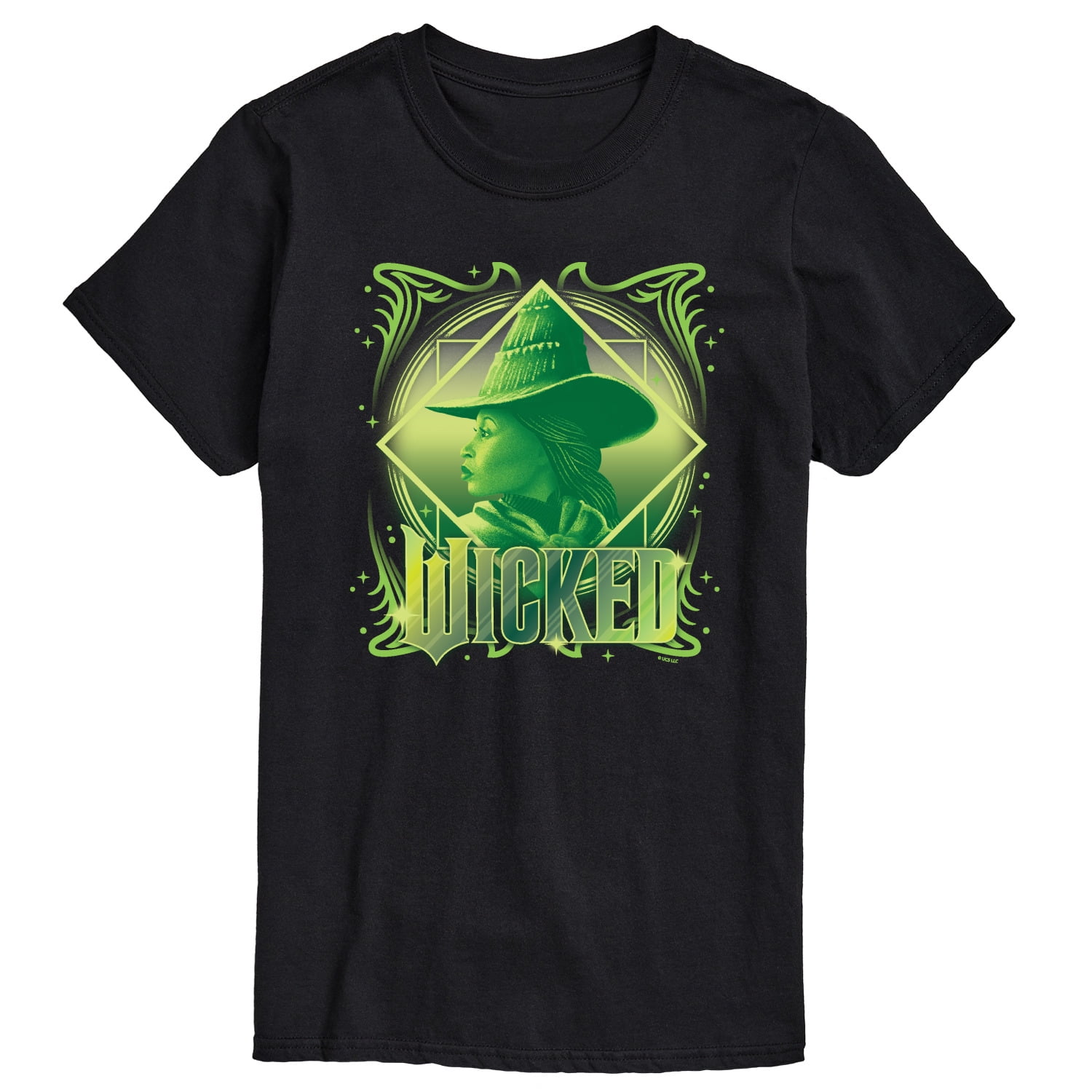 Wicked - Elphaba Portrait - Men's Short Sleeve Graphic T-Shirt ...