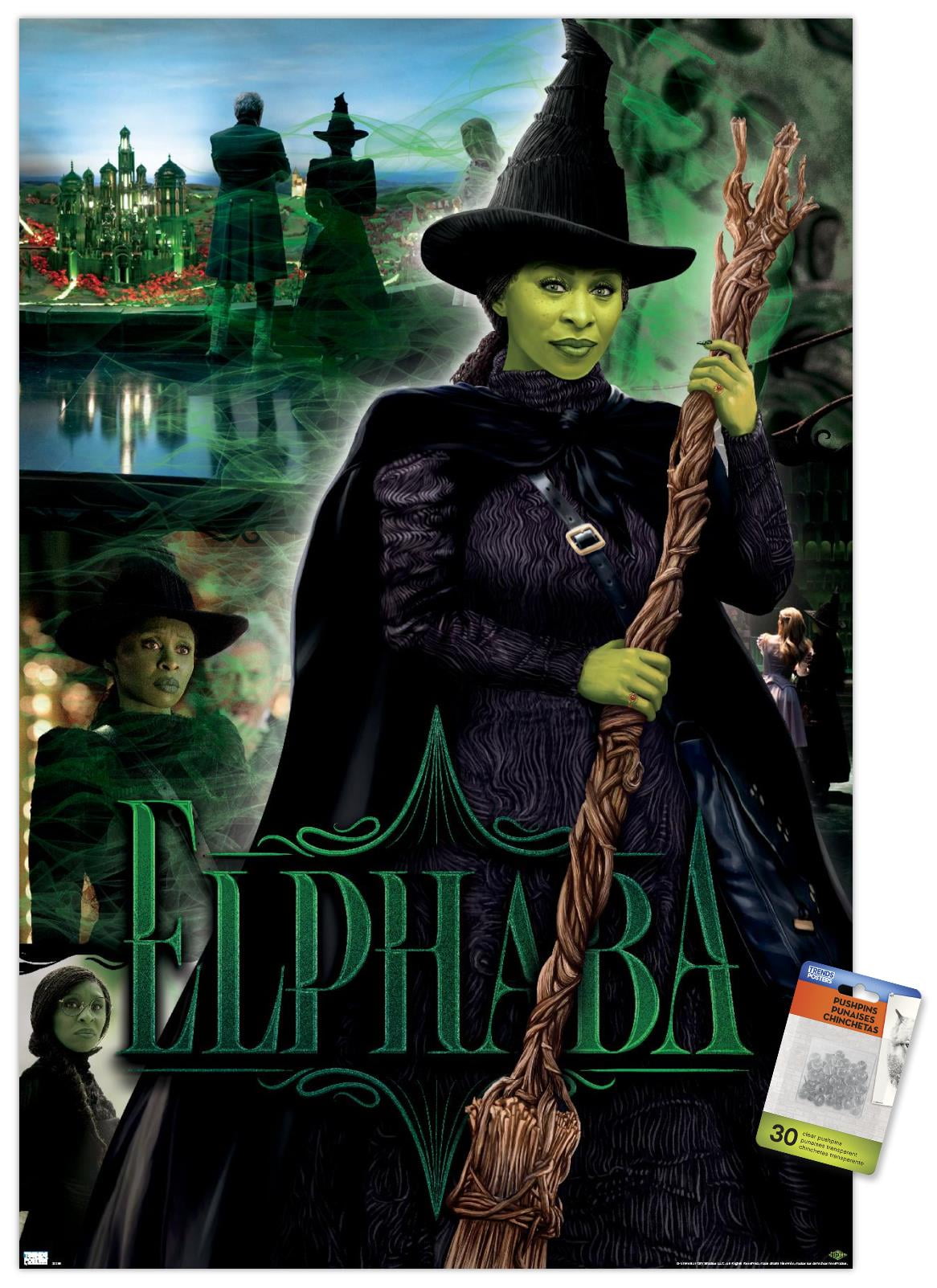 Wicked - Elphaba Wall Poster with Push Pins, 22.375" x 34" - Walmart.com