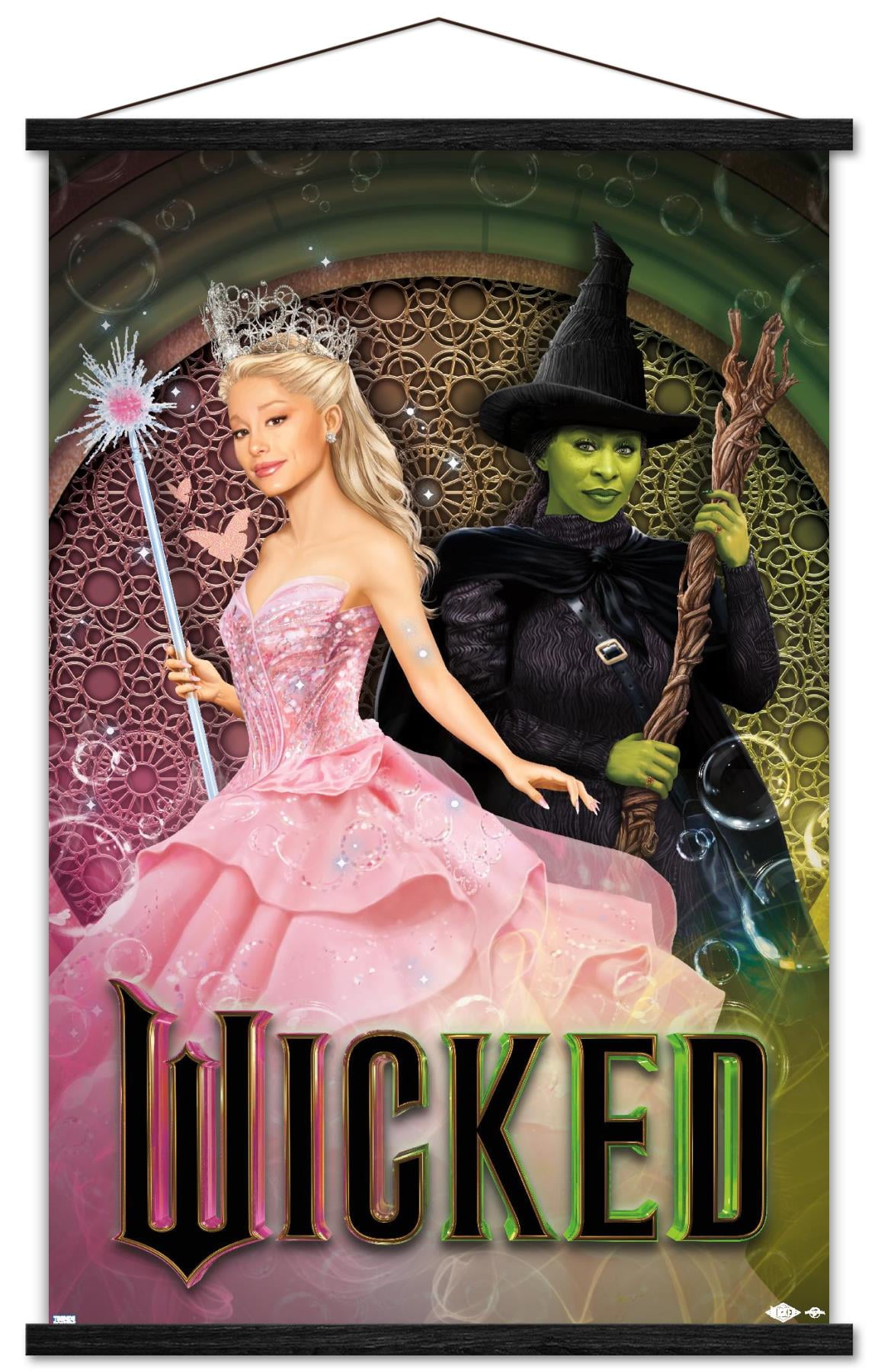 Wicked - Elphaba and Glinda Upland Wall Poster with Magnetic Frame, 22. ...