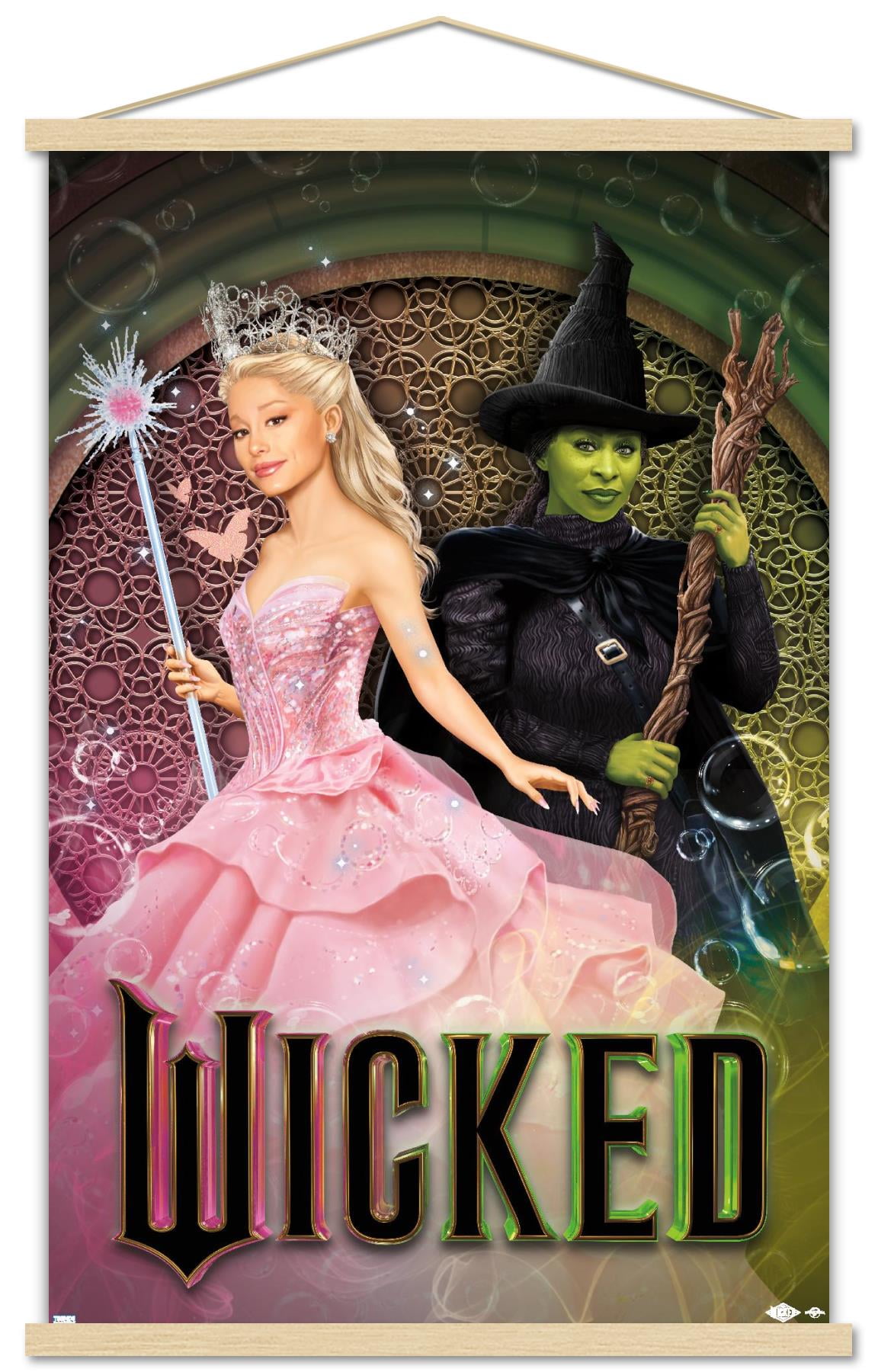 Wicked - Elphaba and Glinda Upland Wall Poster with Magnetic Frame, 22. ...