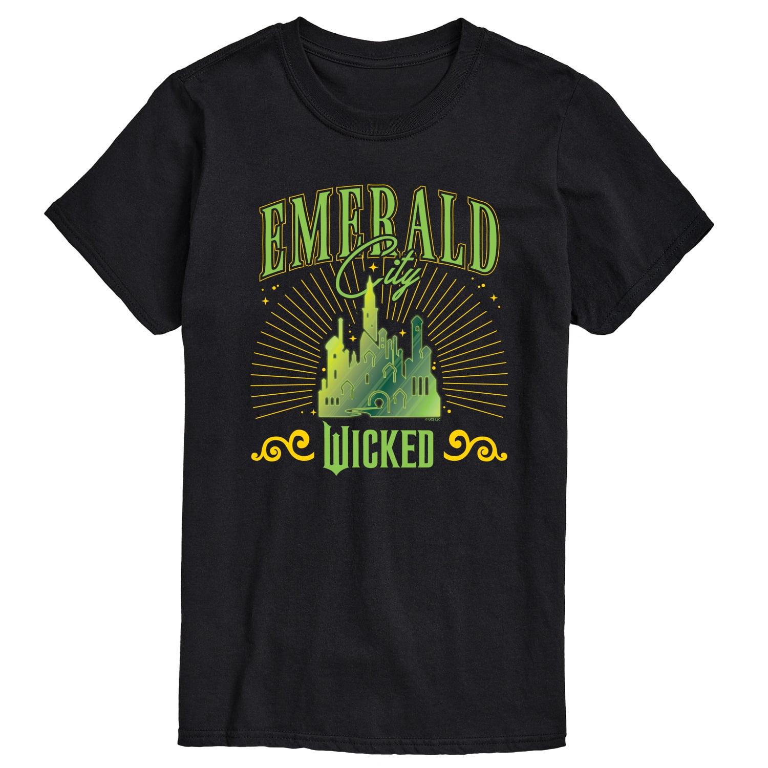Wicked - Emerald City - Men's Short Sleeve Graphic T-Shirt - Walmart.com