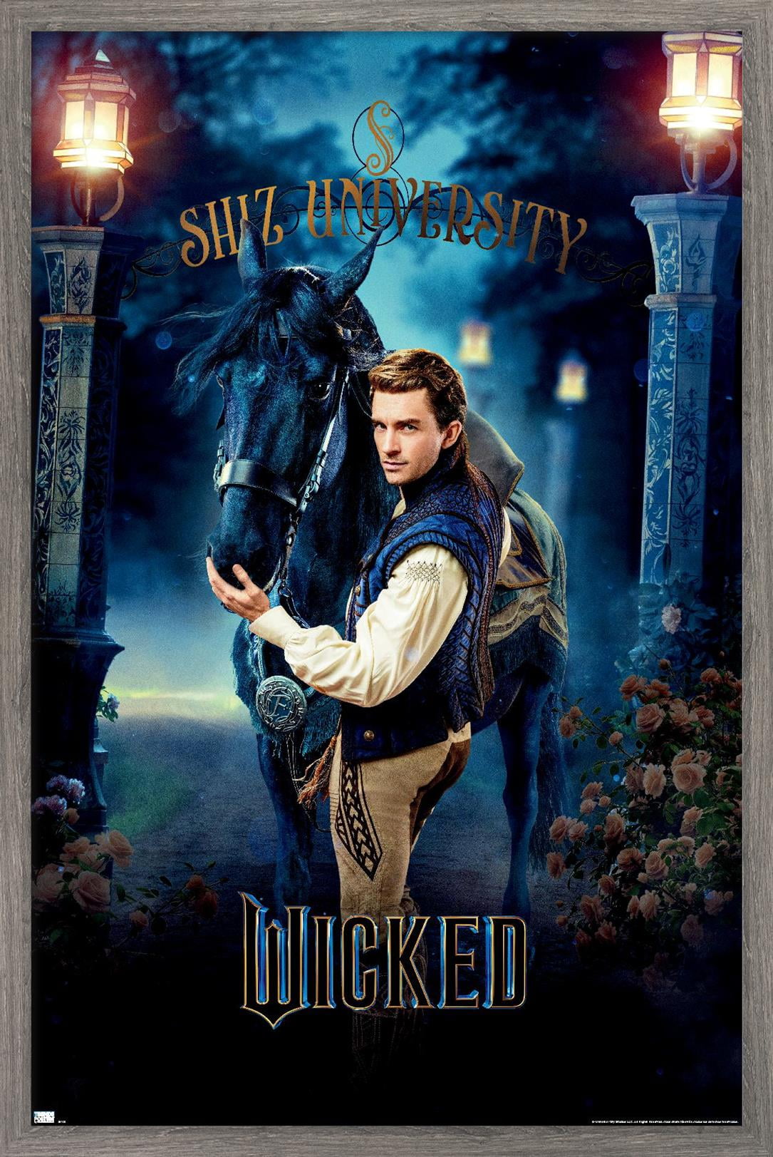 Wicked - Fiyero One Sheet Wall Poster, 22.375" x 34" Framed - Walmart.com