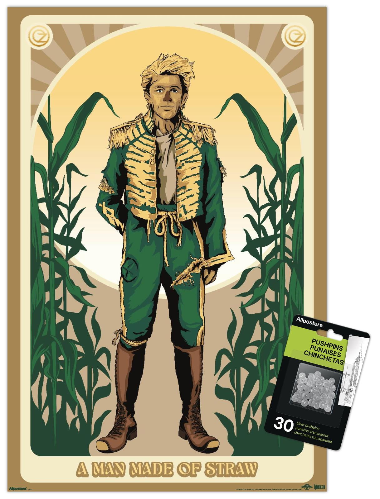 Wicked: For Good (2025) - A Man Made Of Straw Wall Poster with Push ...