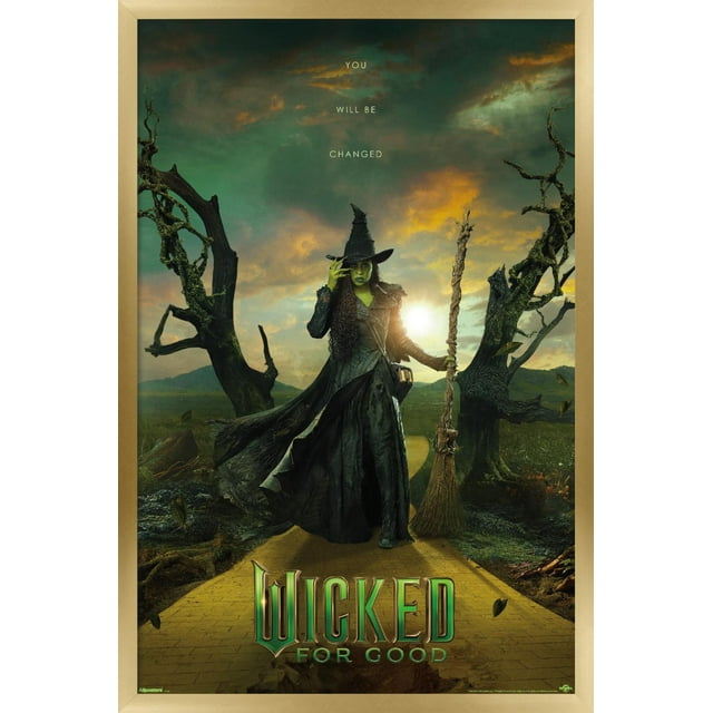 Wicked: For Good (2025) - Elphaba Thropp "W" Diptych One Sheet Wall ...