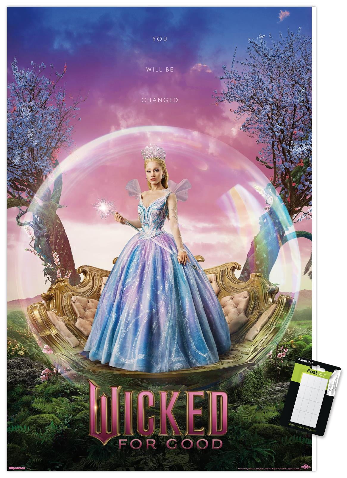 Wicked: For Good (2025) - Glinda Upland "W" Diptych One Sheet Wall ...