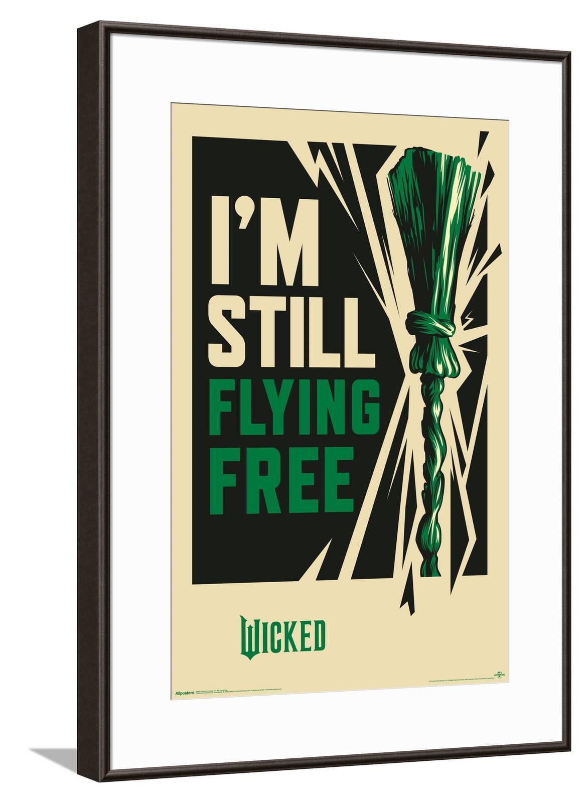 Wicked: For Good (2025) - I'm Still Flying Free Canvas Wall Poster, 14. ...