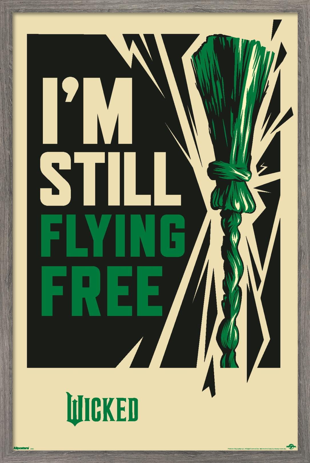 Wicked: For Good (2025) - I'm Still Flying Free Wall Poster, 14.725" x ...