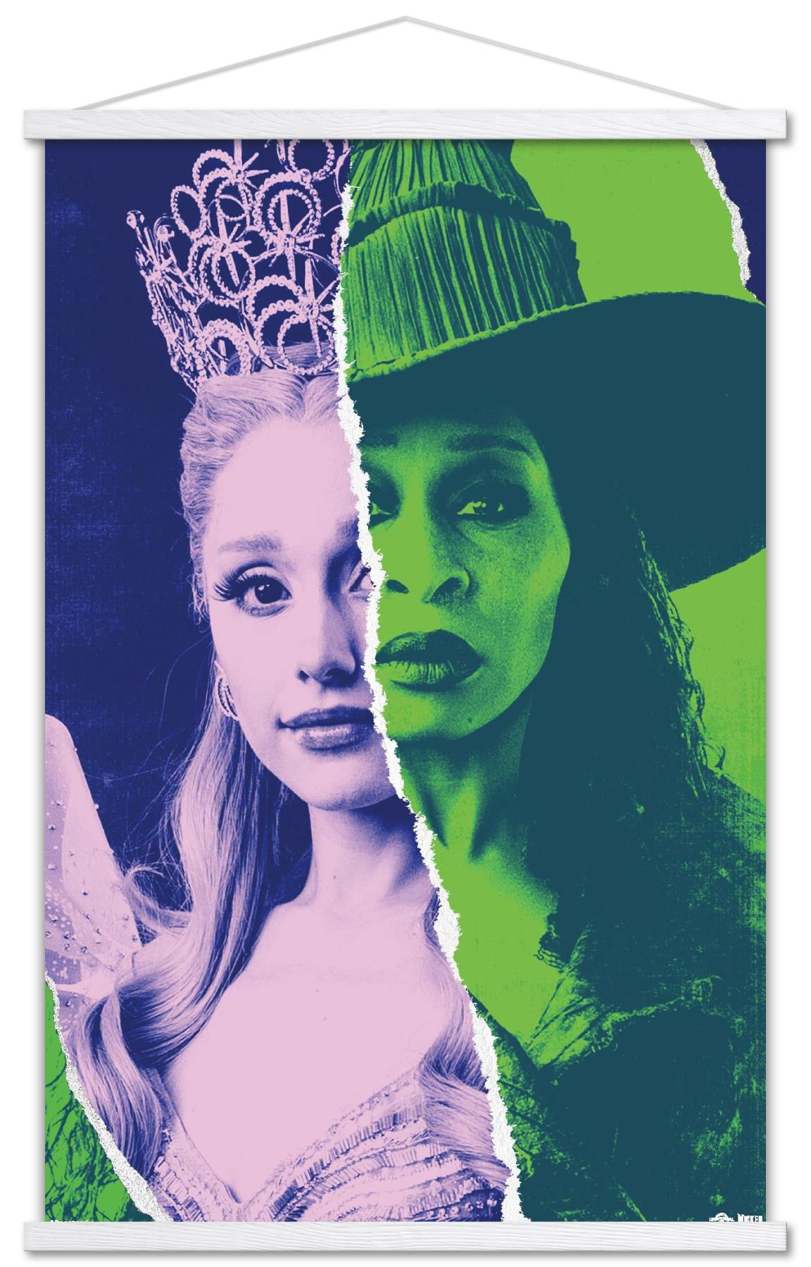 Wicked: For Good (2025) - Torn Wall Poster with Magnetic Frame, 22.375 ...