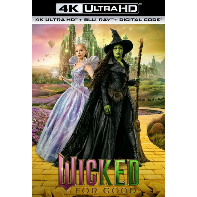 Wicked: For Good (4K Ultra HD + Blu-ray + Digital Copy) Universal ...