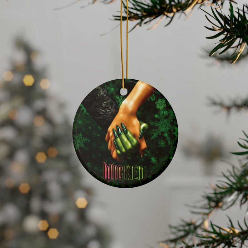 Wicked “For Good” Double-Sided Ornament – Musical Holiday Fan Keepsake ...