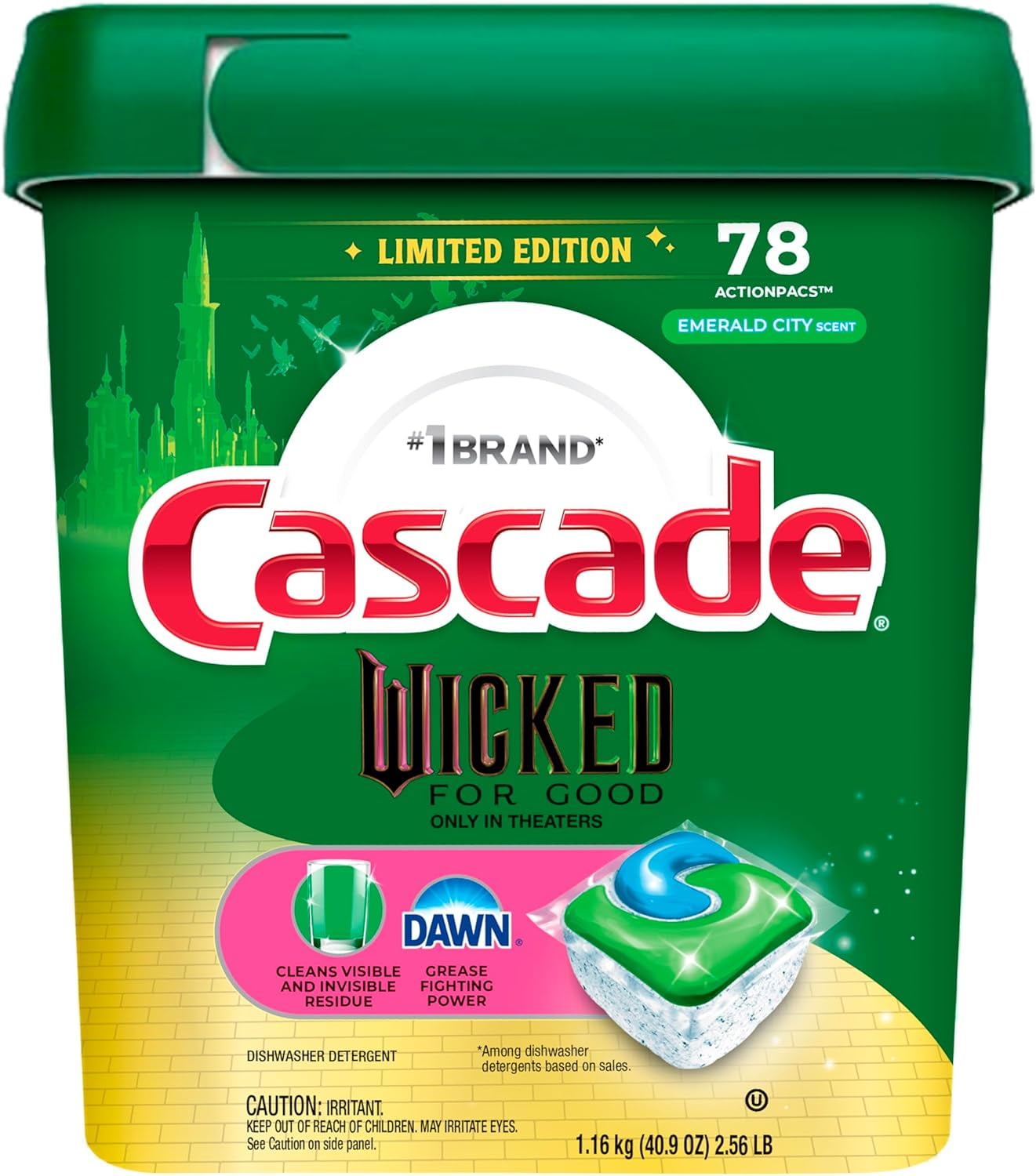 "Wicked: For Good" Limited Edition Complete Dishwasher Pods, Dishwasher ...