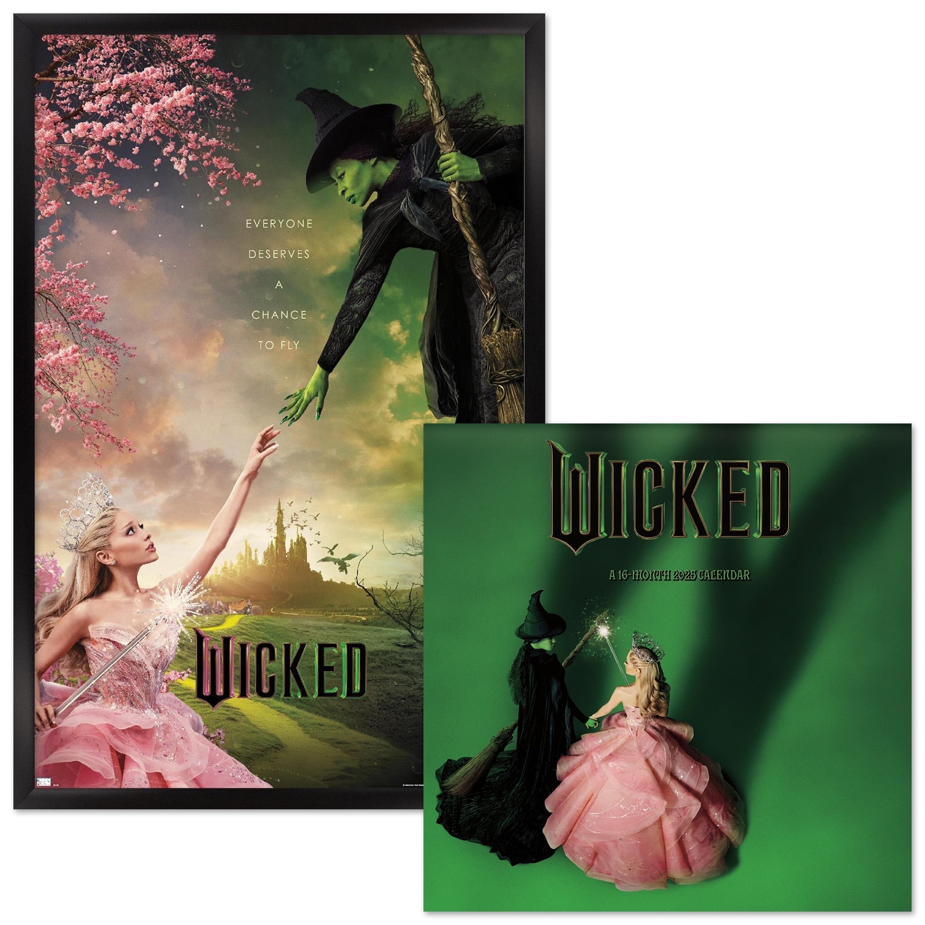 Wicked Framed Poster and 2025 Calendar Wicked Framed Poster and 2025 ...