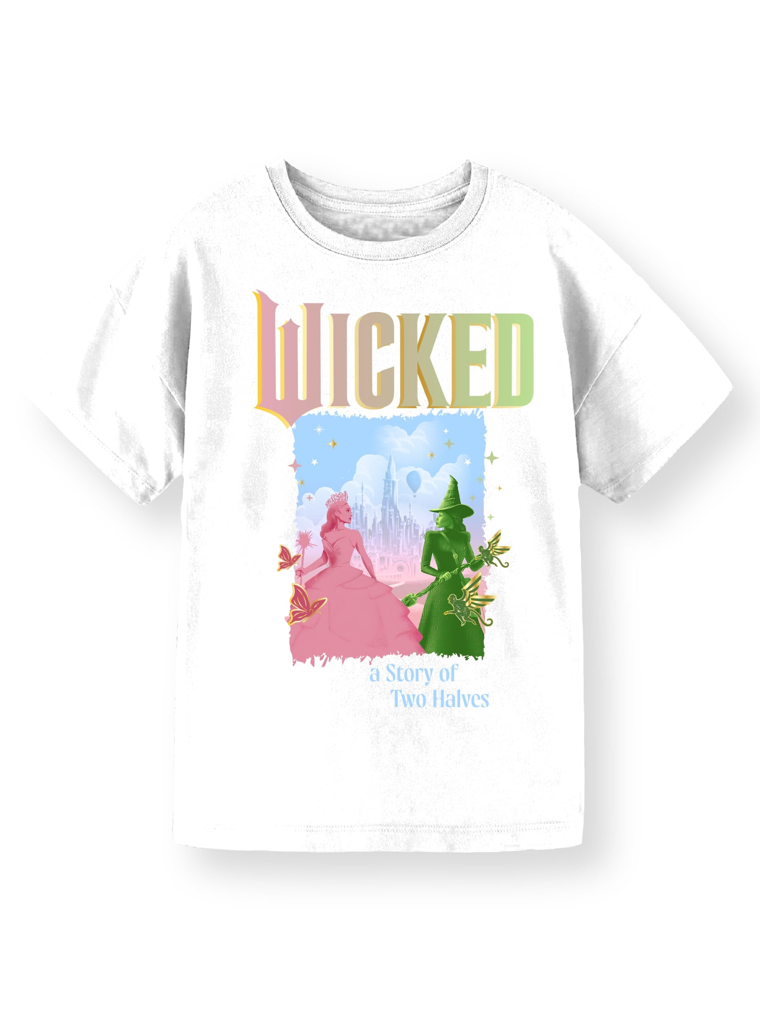 Wicked Story, Girls Apparel Graphic Crew Neck Short Sleeves T-Shirt ...