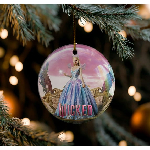 Wicked Glinda Christmas Ornament 2025 – Good Witch Ceramic Tree Decor ...