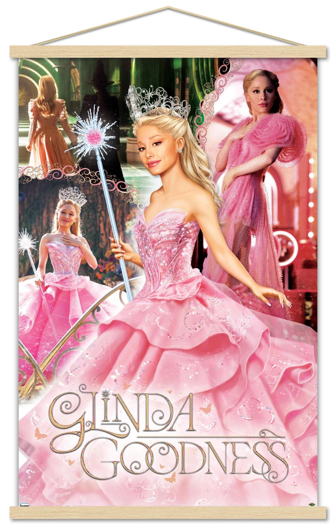Wicked - Glinda Upland Wall Poster with Magnetic Frame, 22.375" x 34 ...
