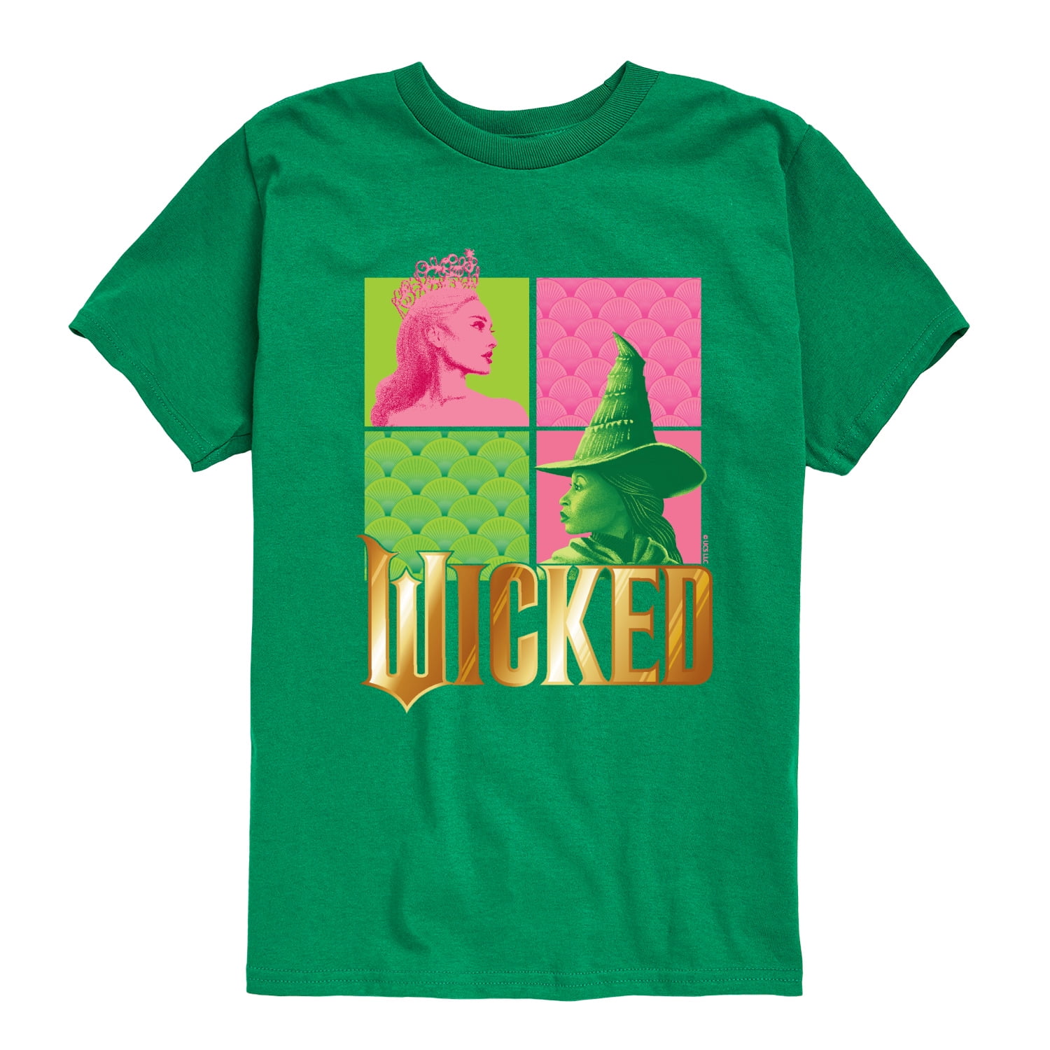 Wicked - Glinda and Elphaba Logo - Boys Toddler and Youth Short Sleeve ...