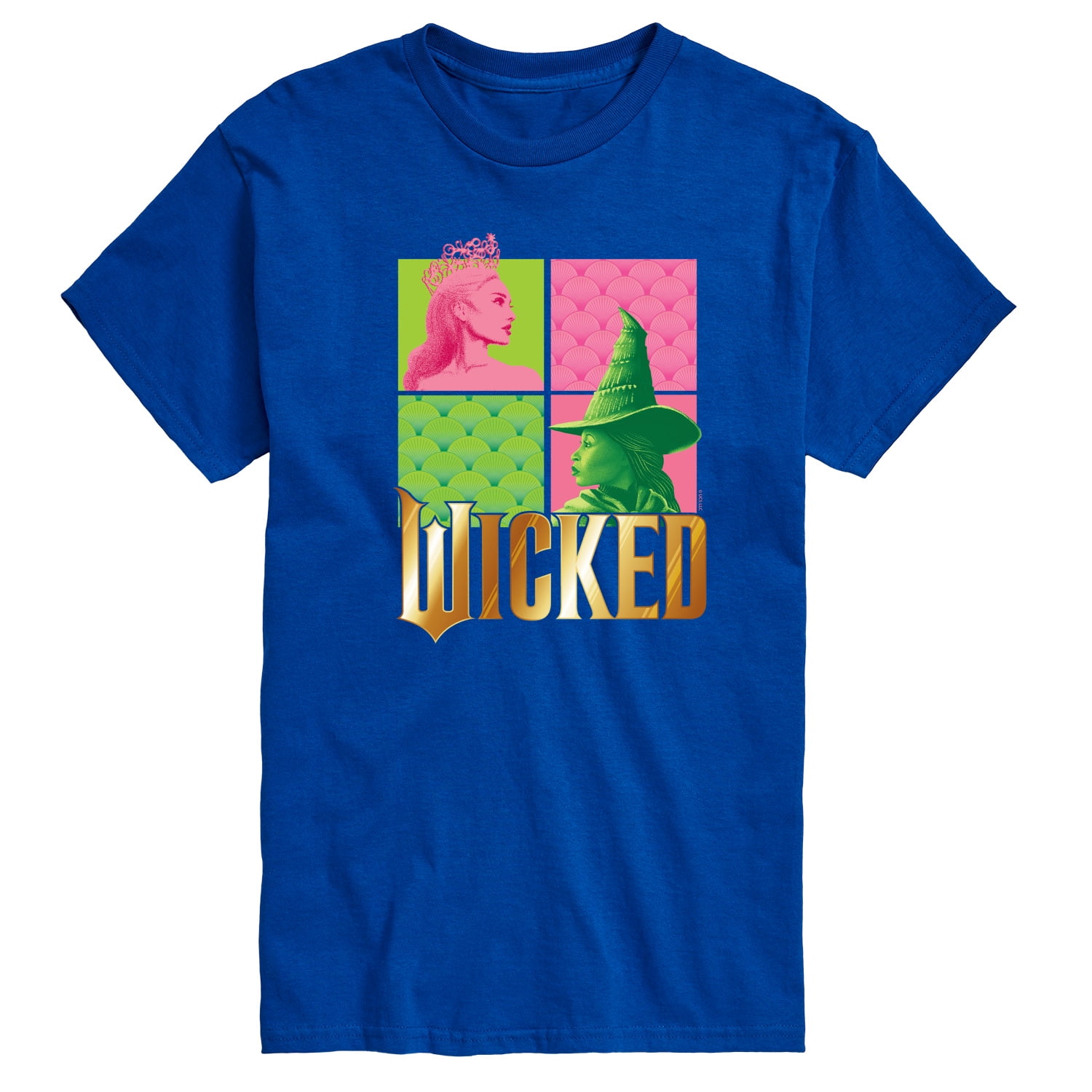 Wicked - Glinda and Elphaba Logo - Men's Short Sleeve Graphic T-Shirt ...