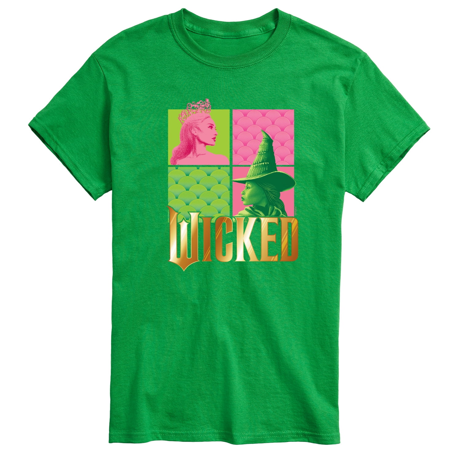 Wicked - Glinda and Elphaba Logo - Men's Short Sleeve Graphic T-Shirt ...