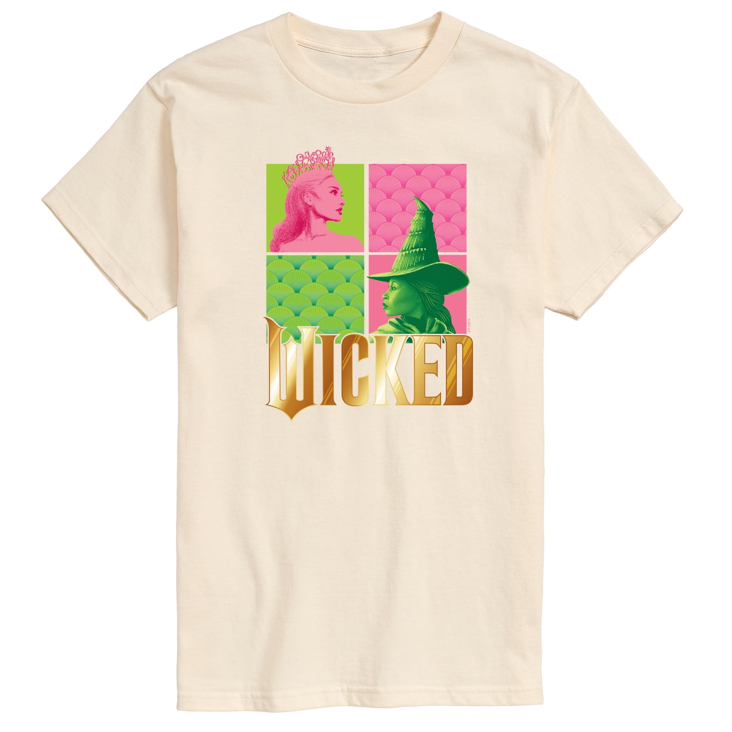 Wicked - Glinda and Elphaba Logo - Men's Short Sleeve Graphic T-Shirt ...