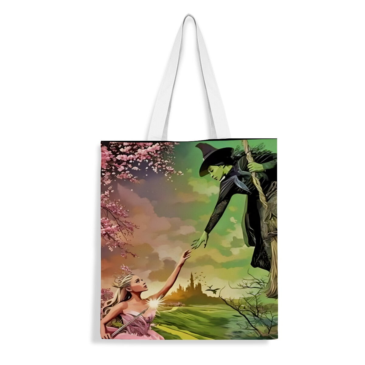 Wicked For Good canvas Tote Bag for Women Aesthetic Cute Cat Shopping ...