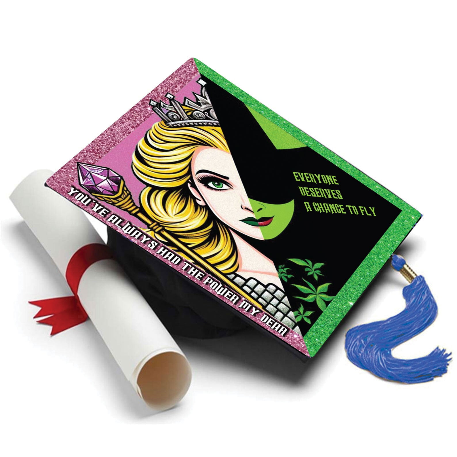 Wicked - Grad Cap Tassel Topper, Wizard of Oz, Movie - Walmart.com