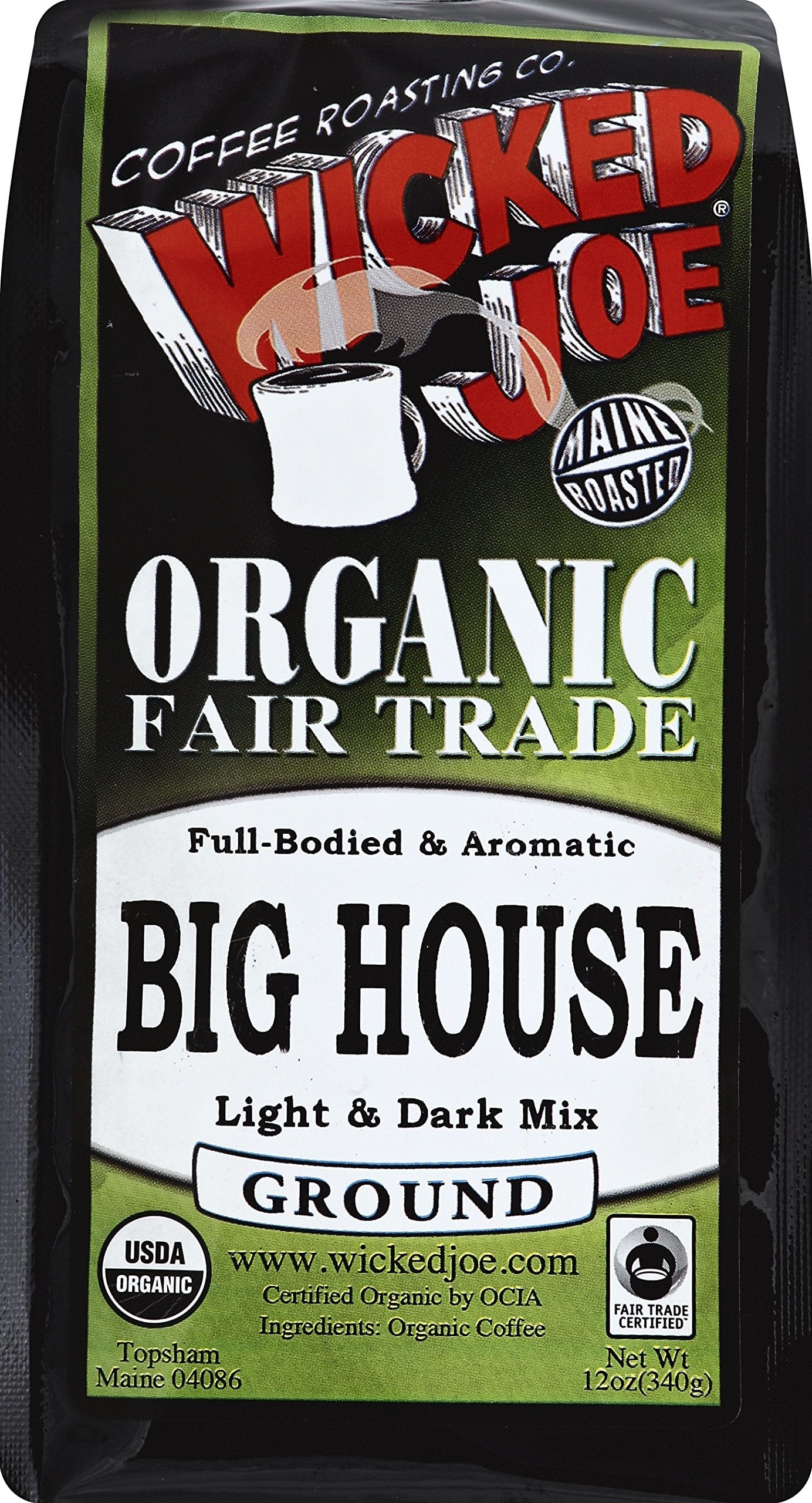 Wicked Joe Coffee Big House Ground 12 oz (Pack Of 6) - Walmart.com