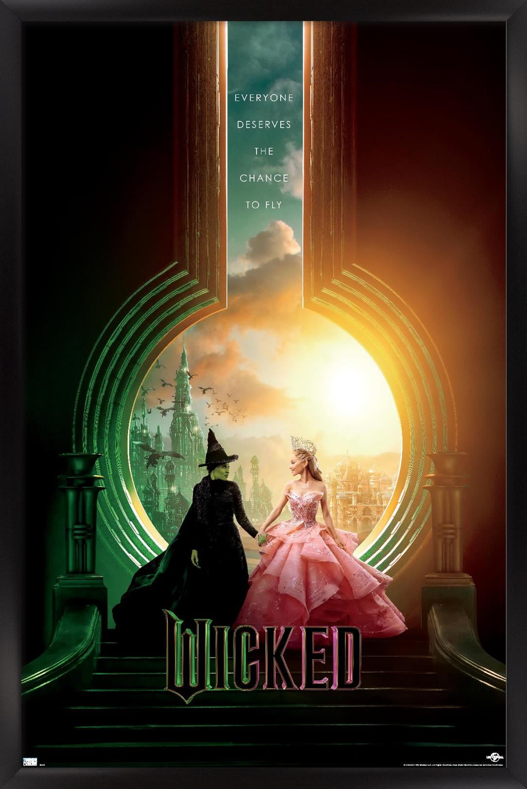 Wicked - Key Art Wall Poster, 22.375" x 34" Framed - Walmart.com