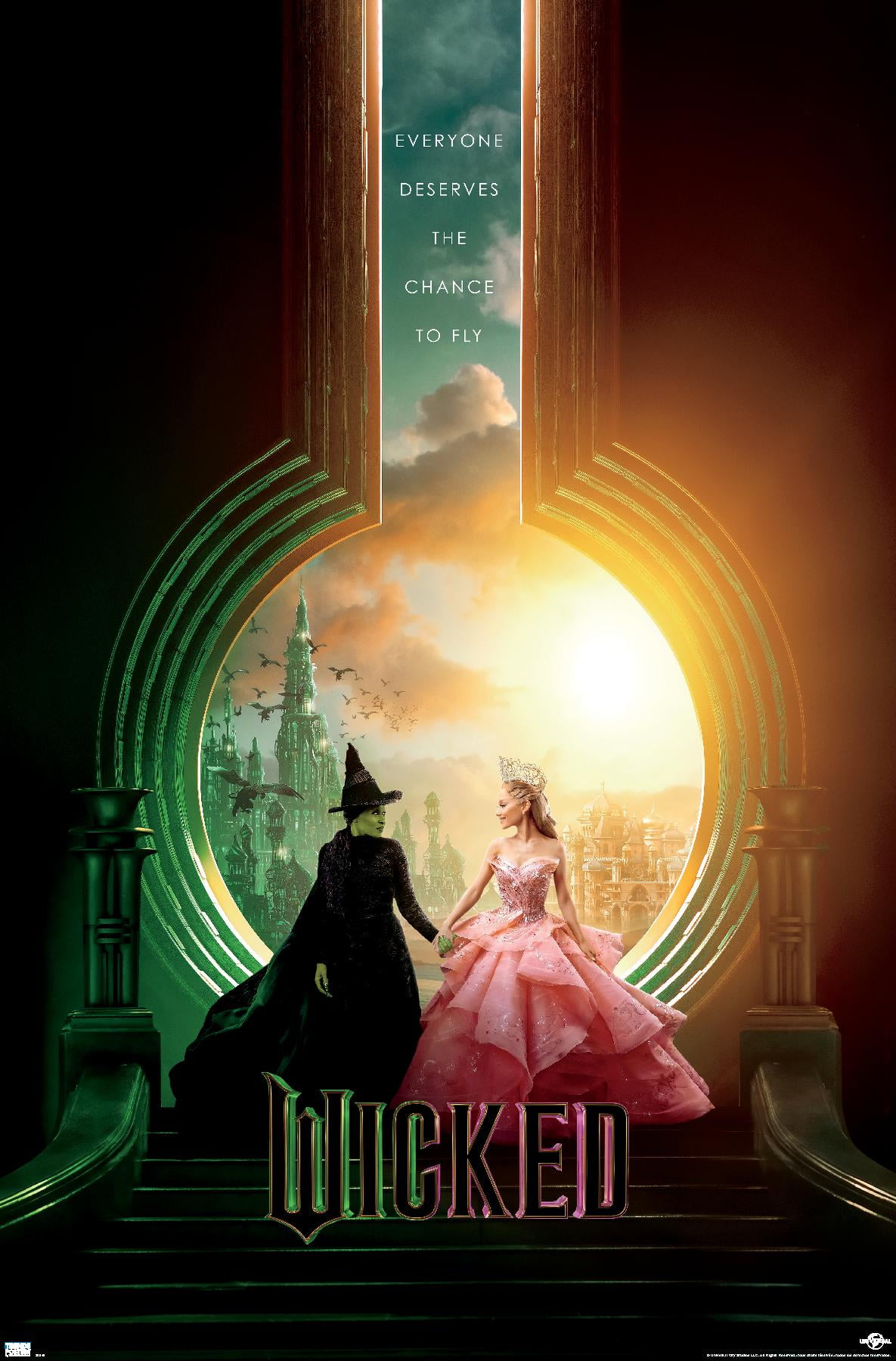 Wicked - Key Art Wall Poster, 22.375" x 34" - Walmart.com