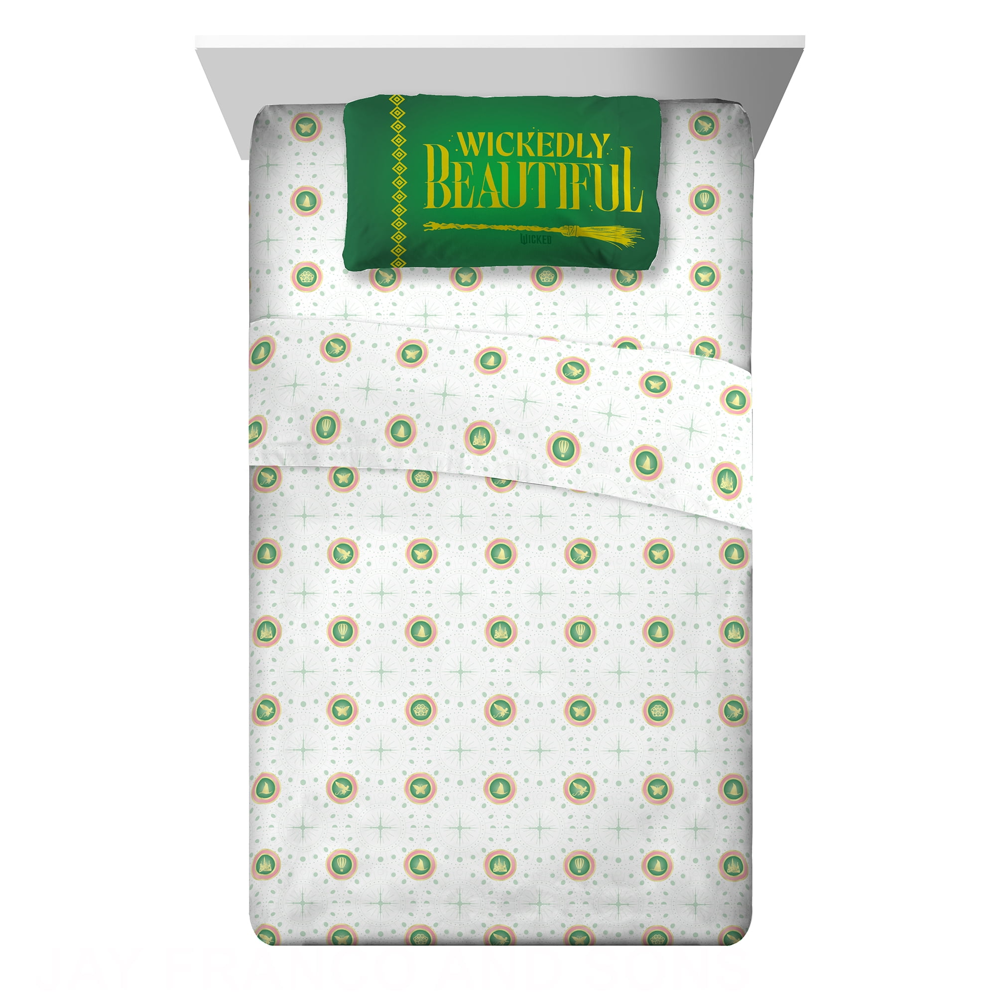 Wicked Kids 4 Piece White Sheet Set, Full - Walmart.com