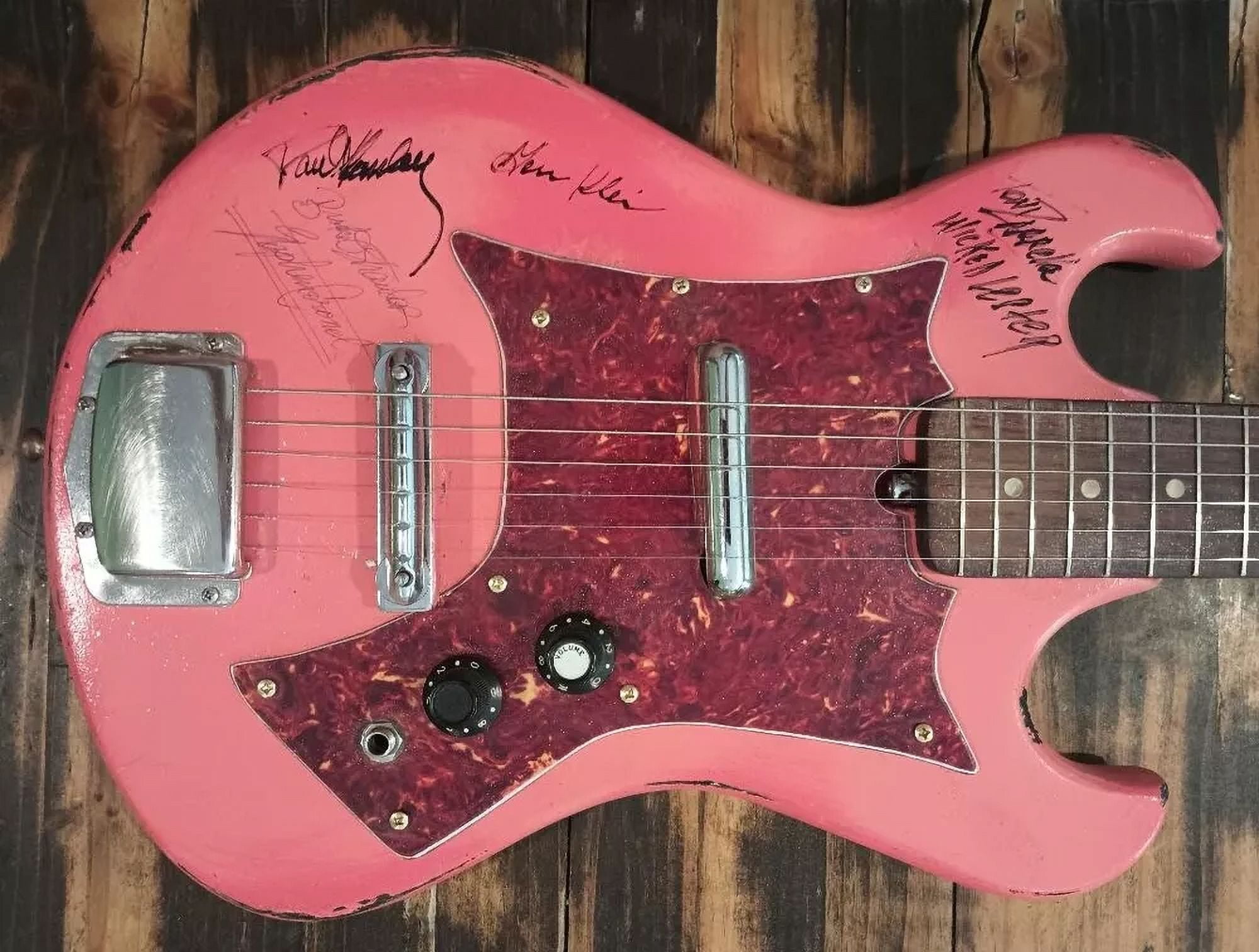 Wicked Lester Guitar poster Wall Art Print in 1960s Global SG490 16 x ...