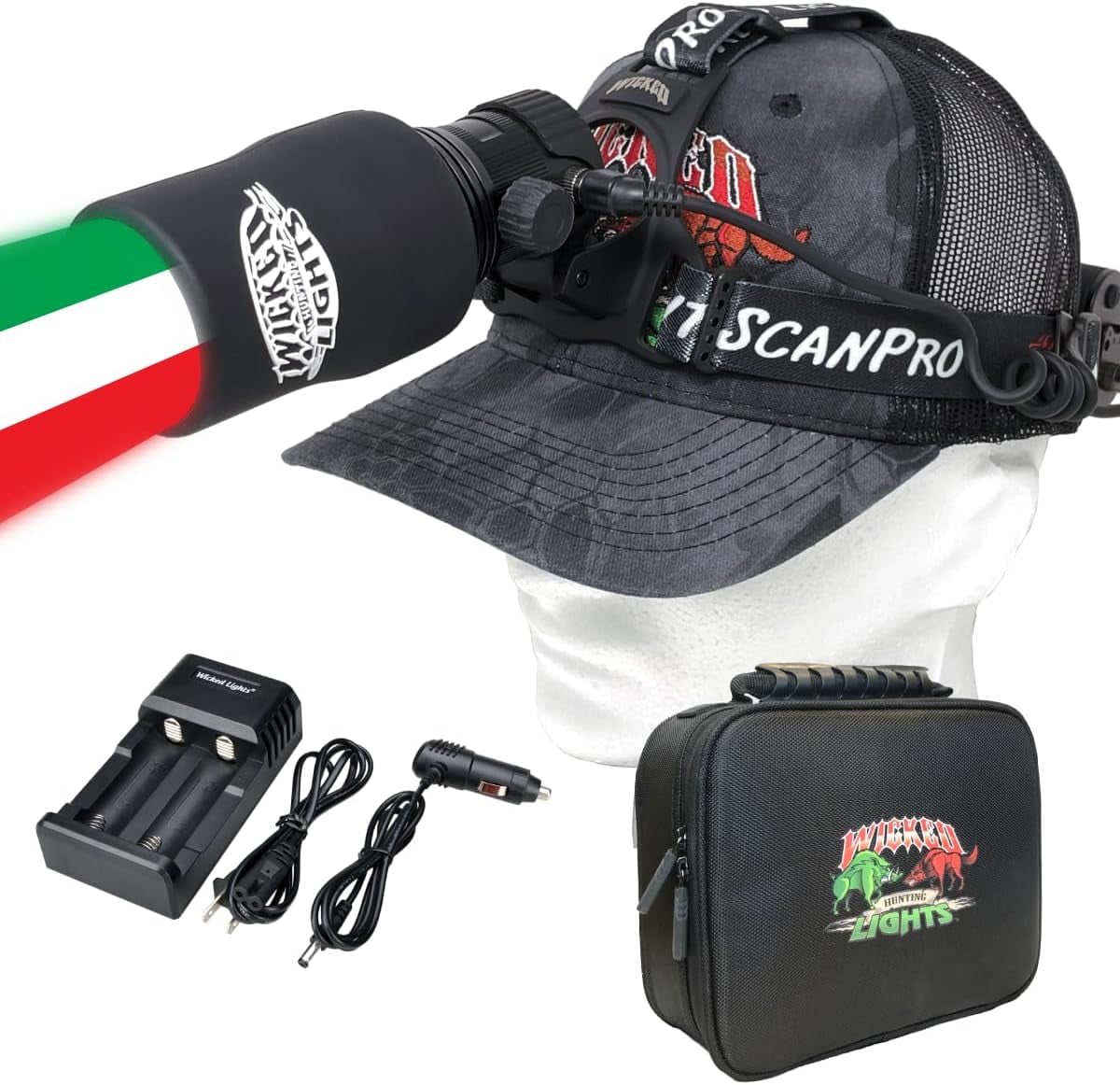 Wicked Lights ScanPro iC GEN4 3-Color-in-1 (Green, Red, White LED ...