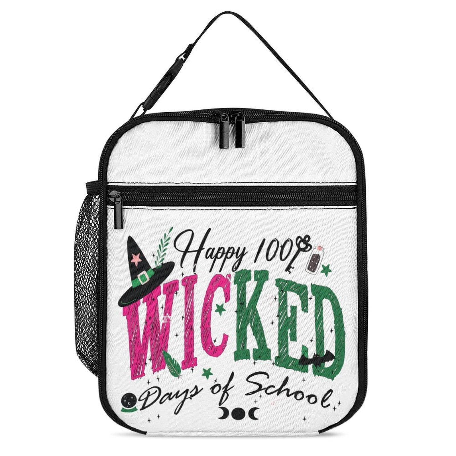 Wicked Logo Insulated Lunch Boxes for Women Man, Portable Reusable ...