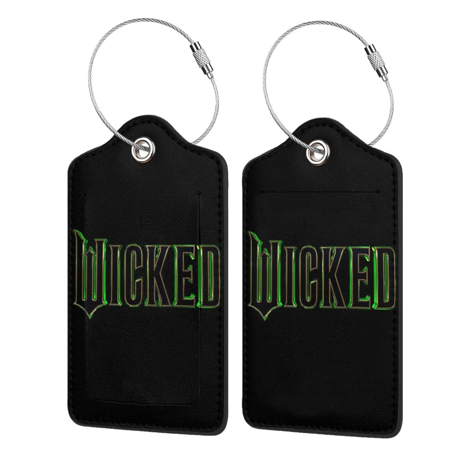 Wicked Luggage Tag (1), Cartoon Anime Pu Leather Suitcase Tags With ...