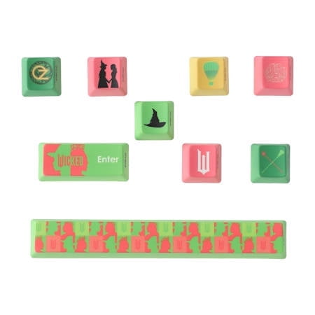 Wicked Mechanical Keyboard Keycap Set, 9-Piece Interchangeable Keys ...