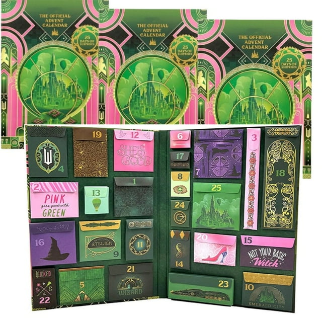 Wicked Merch Advent Calendar 2024: 25 Days of Movie-Inspired Surprises ...