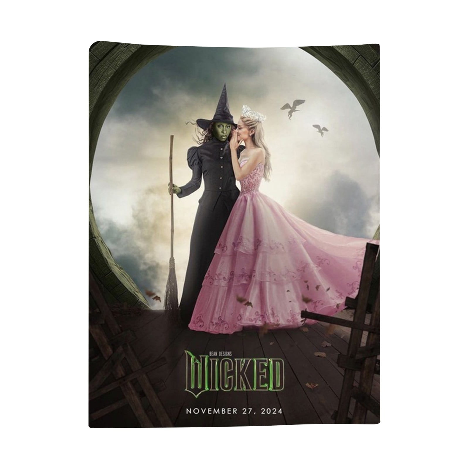 Wicked Merch,Wicked Gifts,Wicked Flannel Blanket, Soft And Warm Blanket ...