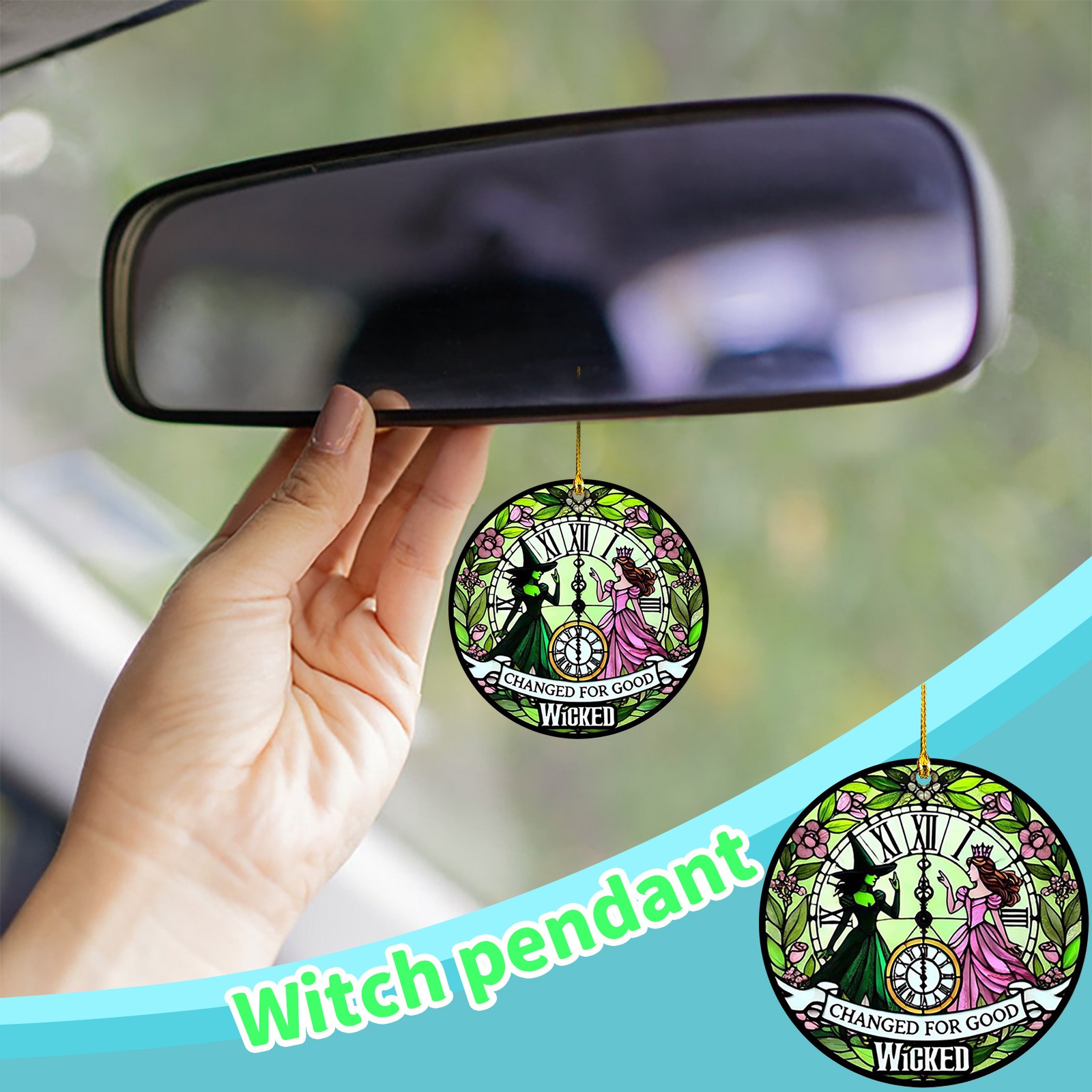 Wicked Merch，Wicked Merchandise，Wicked 2D Acrylic Decorative Pendant ...