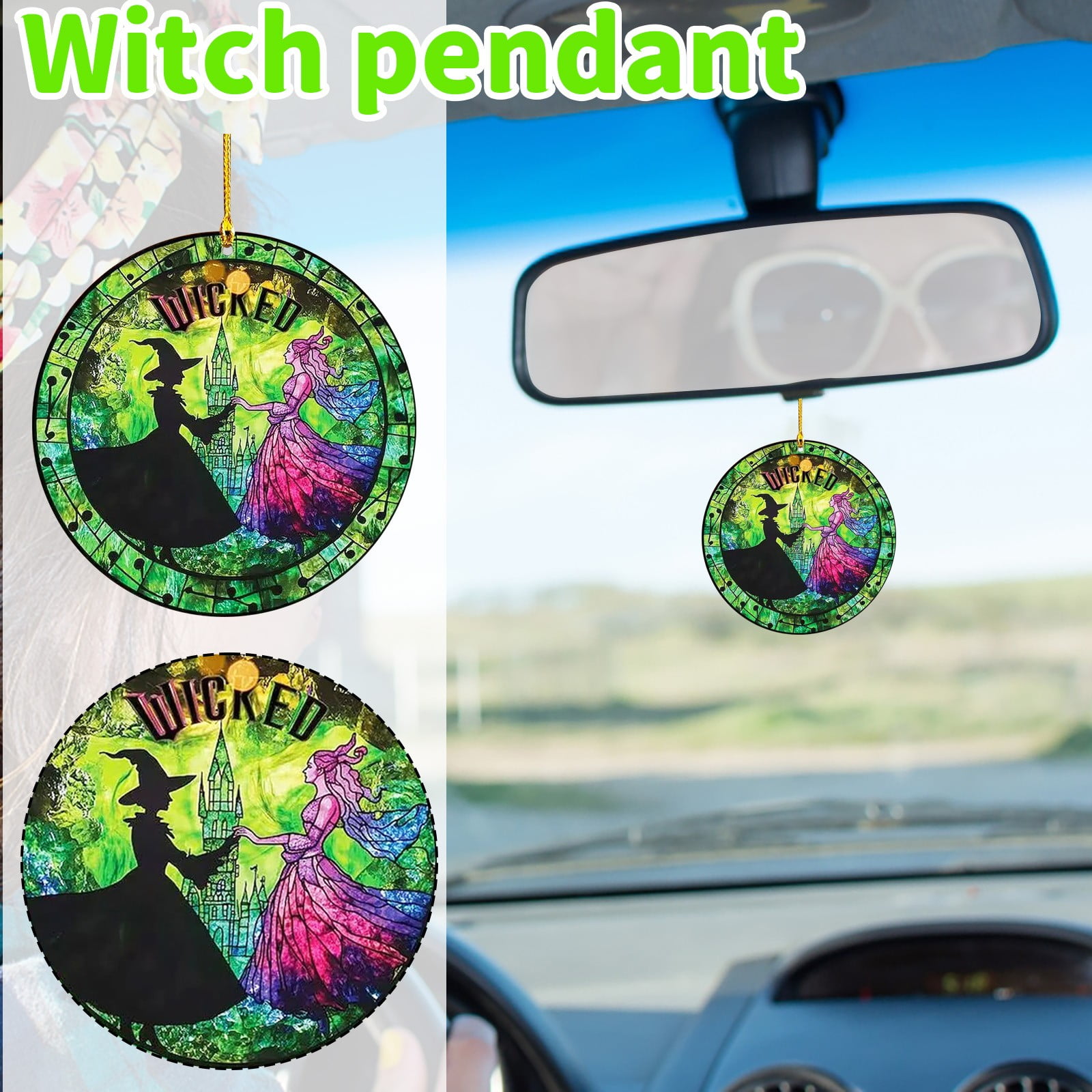 Wicked Merch，Wicked Merchandise，Wicked 2D Acrylic Decorative Pendant ...