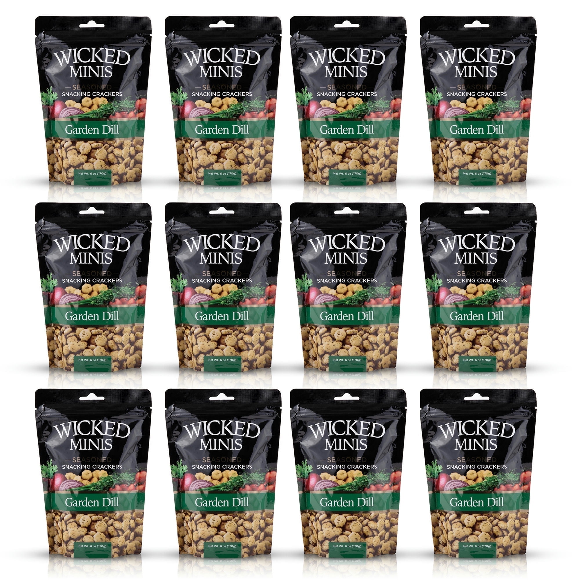 Wicked Minis Garden Dill Soup & Oyster Crackers, 6oz (Pack of 12 ...