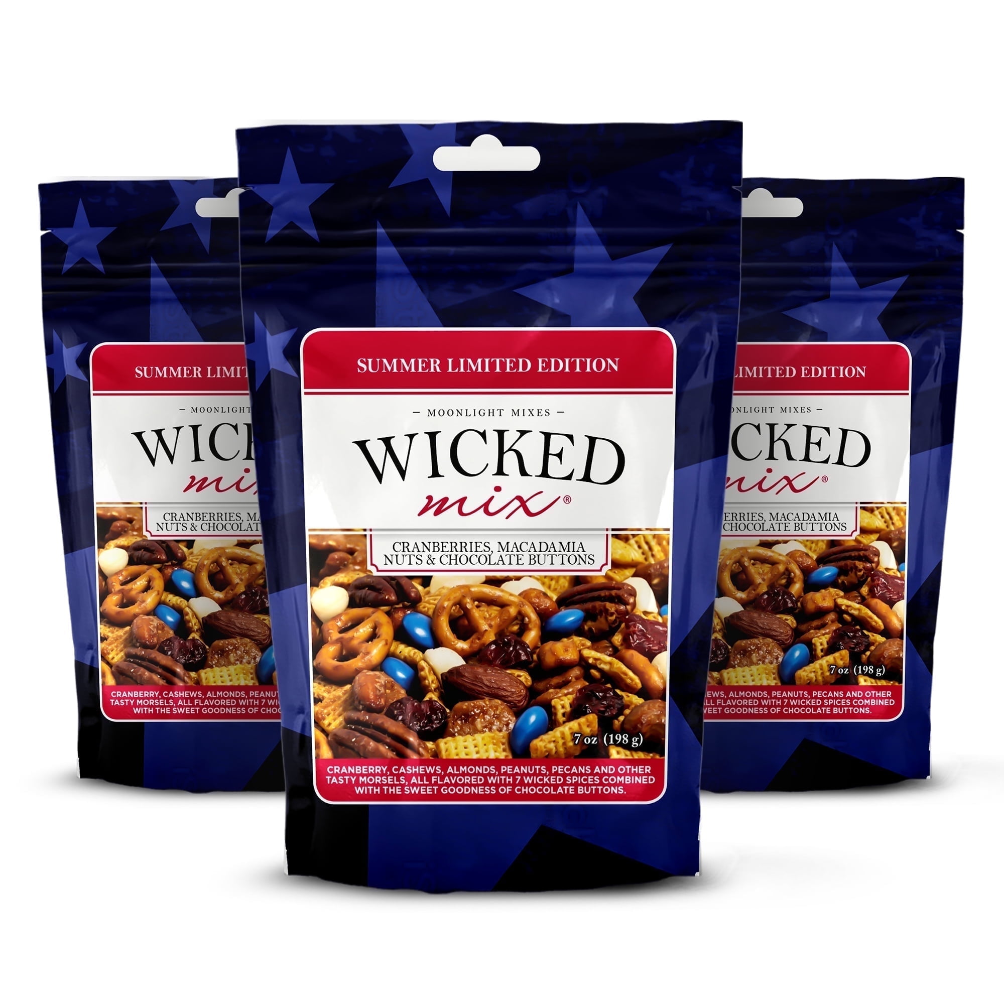 Wicked Mix Summer Edition Snack Mix with Cranberries, Macadamia Nuts ...