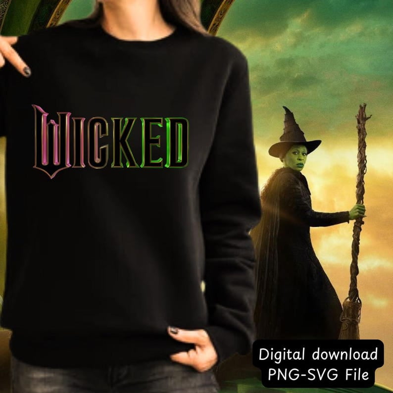 Wicked Movie Logo | Wicked PNG | Elphaba | Glinda | Wicked Movie ...