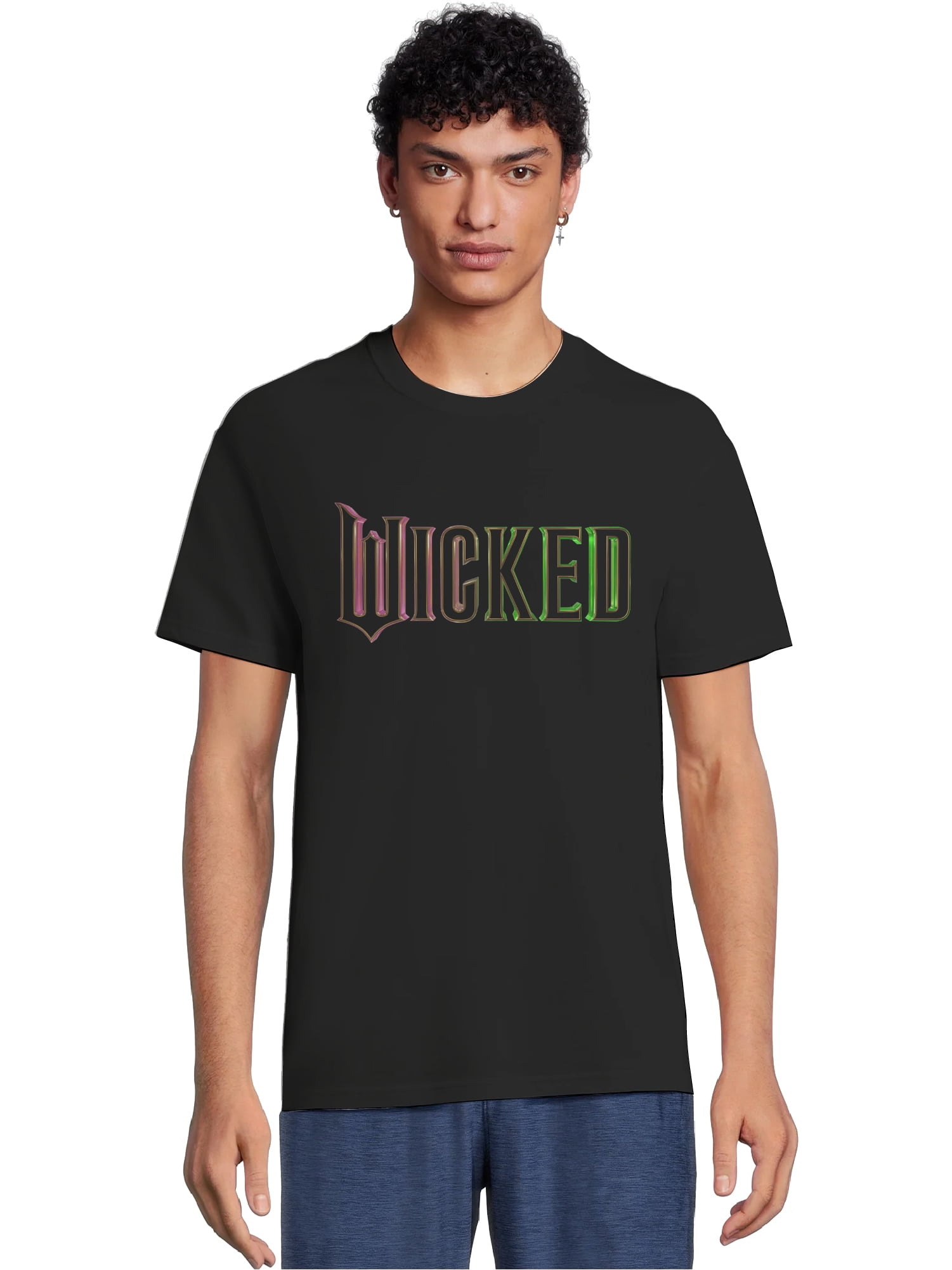 Wicked Men's Graphic Tee with Short Sleeves, Crewneck Cotton T-Shirt S ...