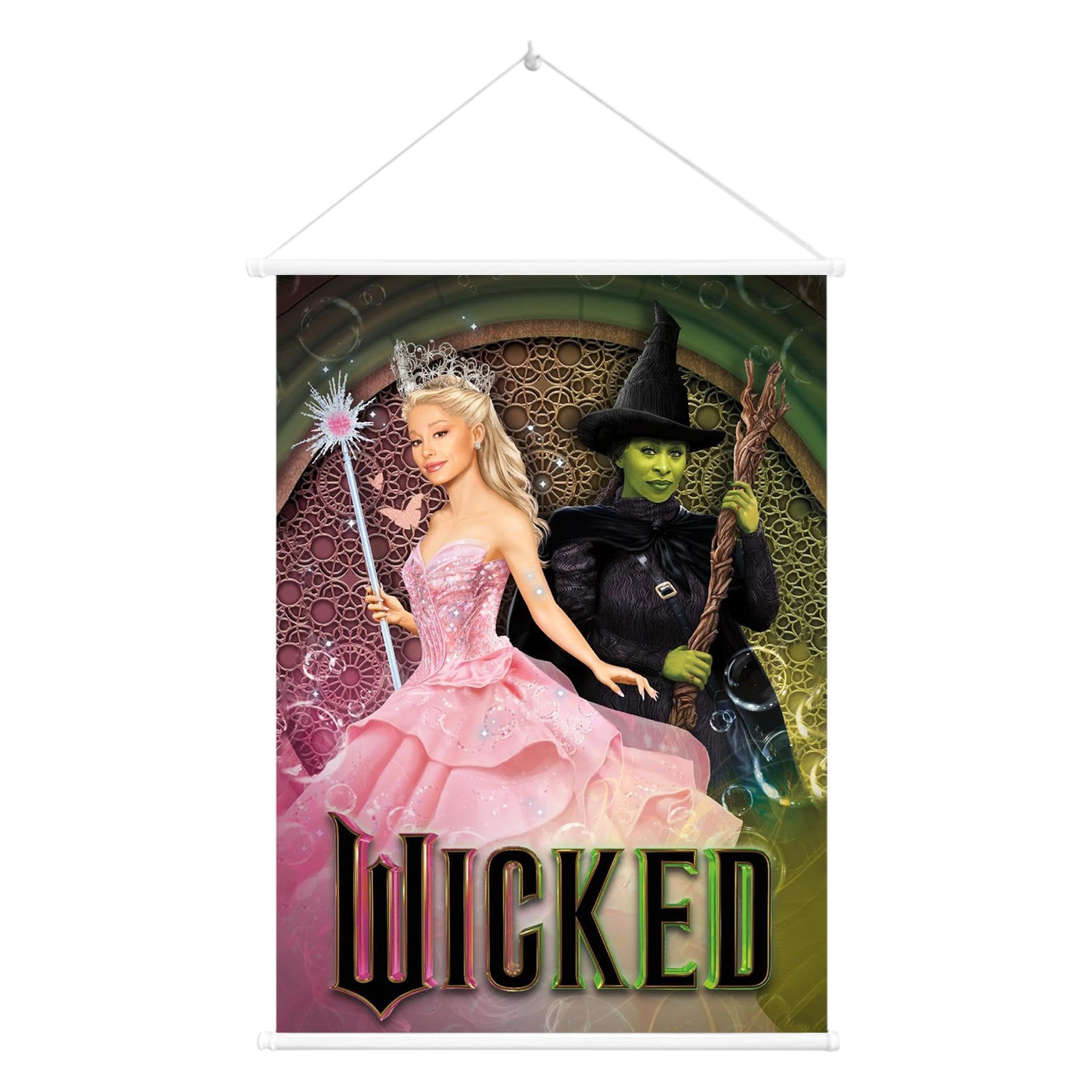 Wicked Movie Poster Vintage Tin Wall Sign - Wicked Musical Theatre Art ...