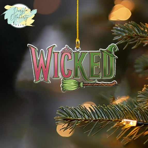 Wicked Ornament 2025, Defying Gravity Emerald Castle Ornament, Broadway ...
