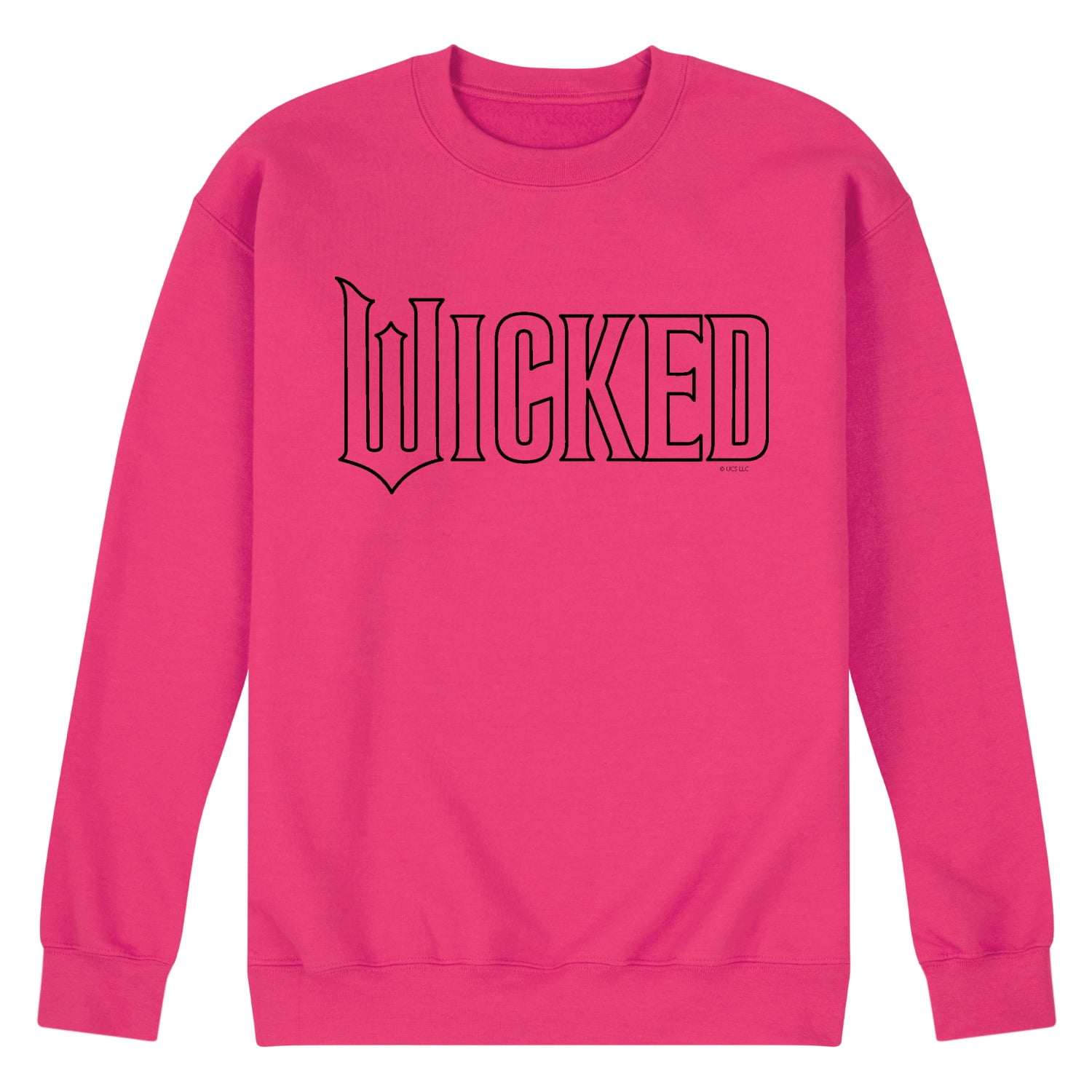 Wicked - Outline Logo - Men's Crew Fleece Sweatshirt - Walmart.com