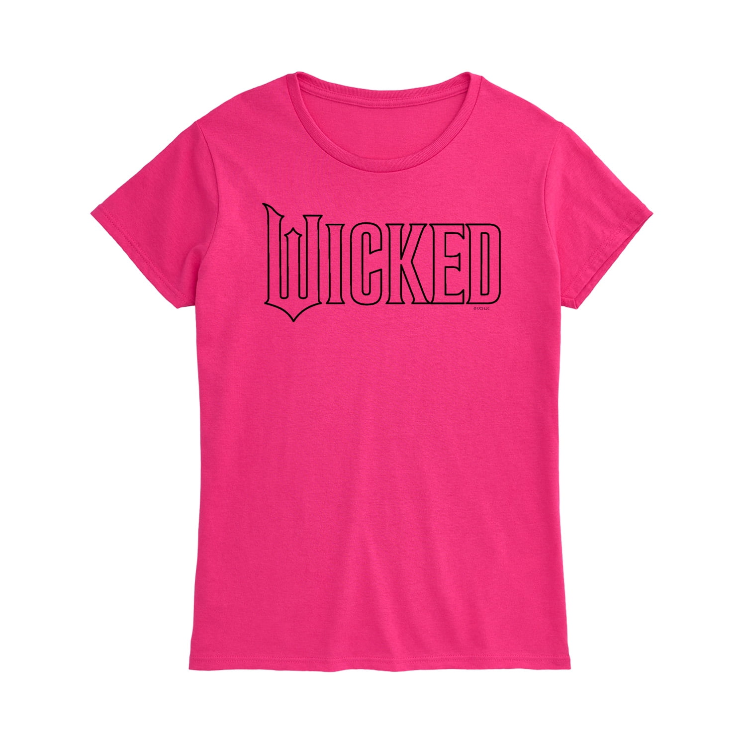Wicked - Outline Logo - Women's Fitted Graphic T-Shirt - Walmart.com