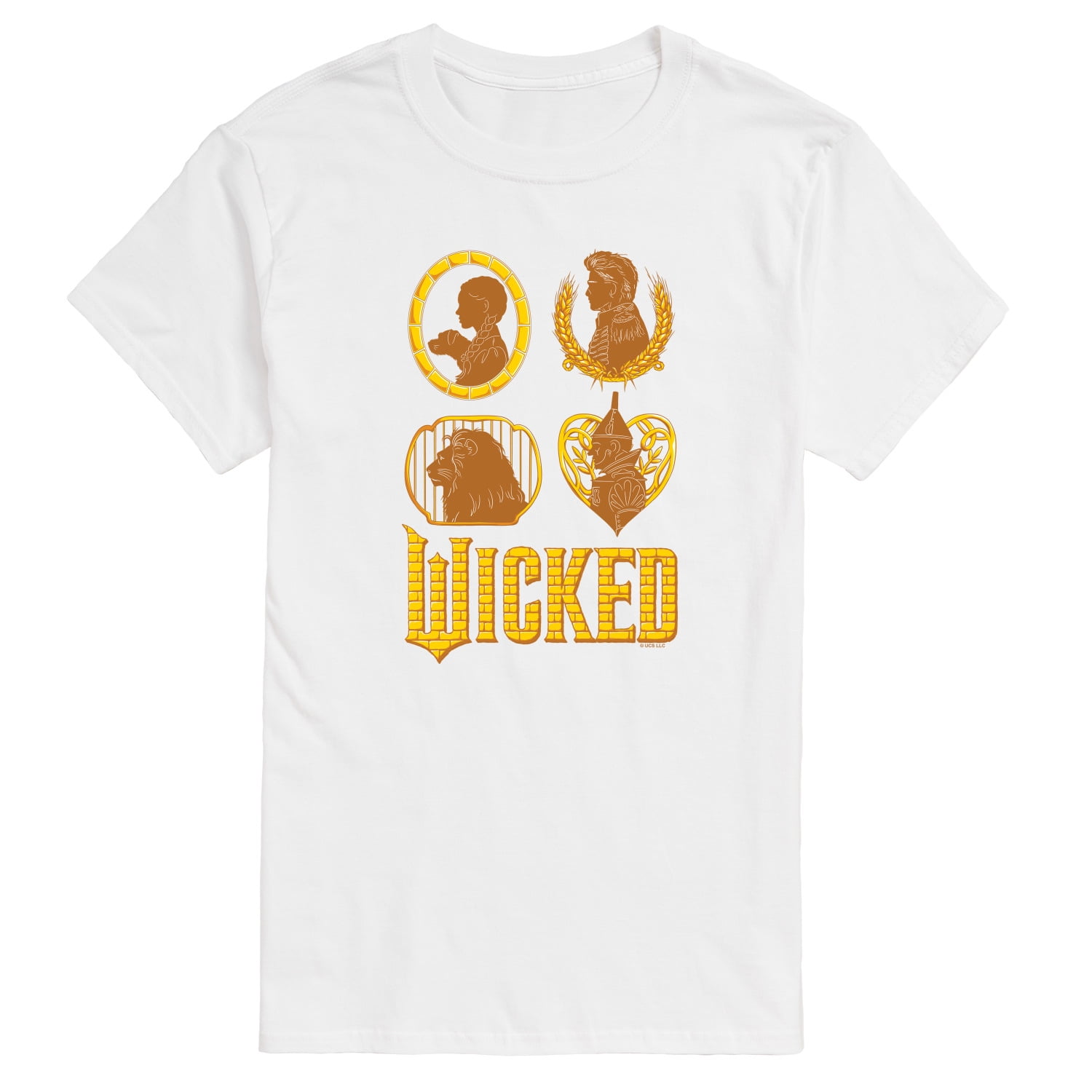 Wicked: Part 2 - Dorthy And Friends Logo - Men's Short Sleeve Graphic T ...