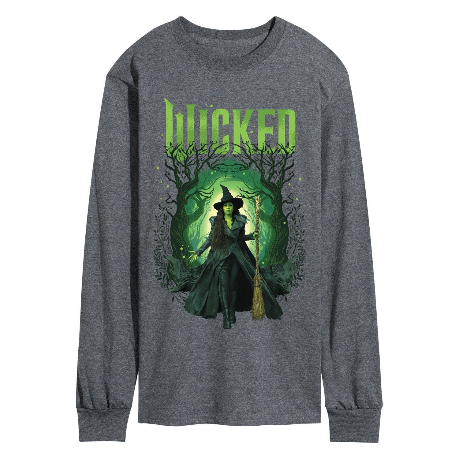 Wicked: Part 2 - Elphaba Forest - Men's Long Sleeve Graphic T-Shirt ...
